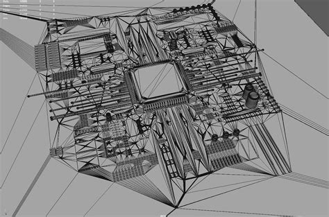 3d Microprocessor Model Turbosquid 2290912