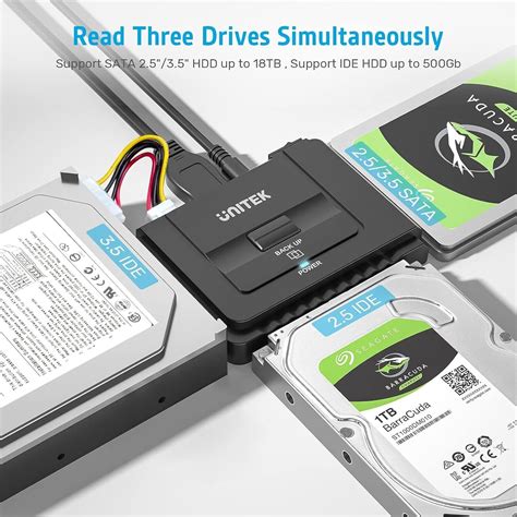Unitek Scsi Adapters Usb 3 0 To Ide Sata Converter Hard Drive Adapter
