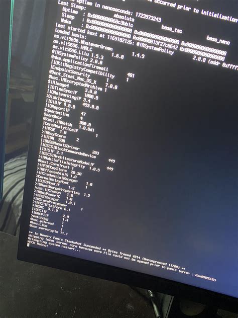 [help] monterey install boot failed in memory panic stacks hot