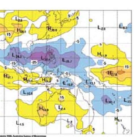 Autumn 2009 Maximum Temperature Anomalies °c For Australia Anomalies