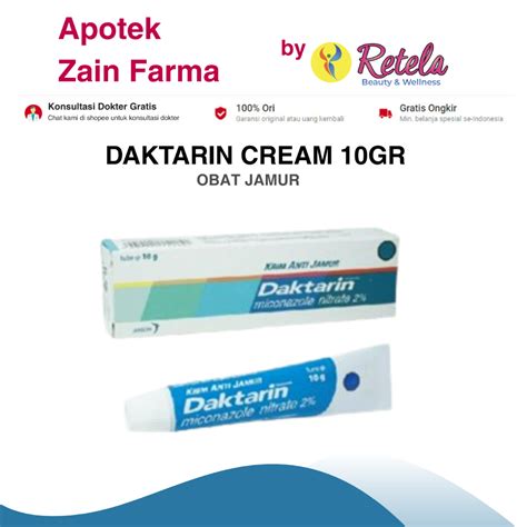 Jual Daktarin Cream 10gr Shopee Indonesia