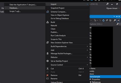 How To Create Sql Server Database Project With Visual Studio
