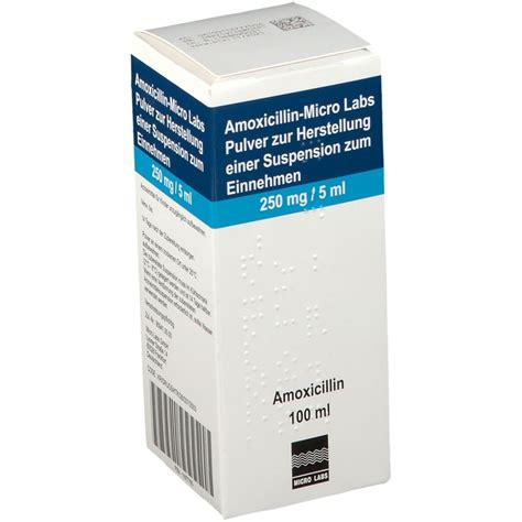 Amoxicillin Micro Labs 250 Mg5 Ml 100 Ml Shop