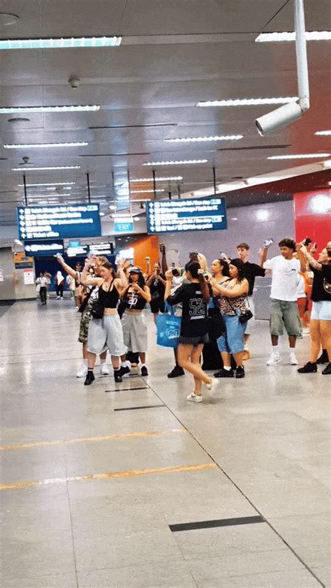Australia Based Dance Crew Grooves To Buskers Performance At Harbourfront Mrt Station