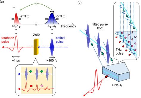 A Schematic Of Thz Pulse Generation In A Second Order Nonlinear Download Scientific Diagram