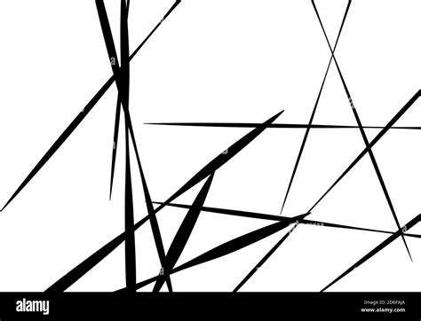Random Oblique Tilt Skew Lines Stripes Abstract Vector Art Abstract Black And White