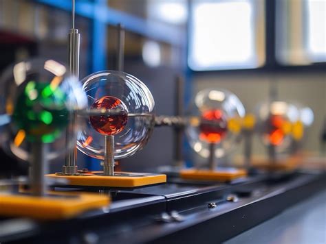 Physics Experiment Demonstrating The Principles Of Motion Premium Ai