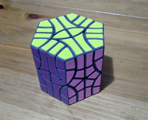 Hexcopter 18 Shifted By Joseph Wong Rare Hand Made Sls Puzzle Similar To Rubiks Cube 3x3x3 And
