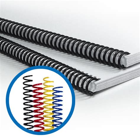 4 1 Plastic Coil Binding Binding Supplies Finitura Binding