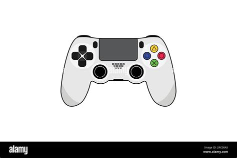 Video Game Controller Icon Isolated On White Stock Vector Image And Art