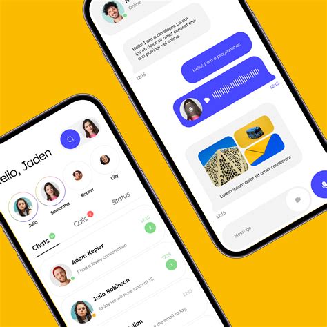 Chat App Ui By Nexique On Dribbble