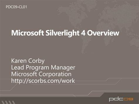 Ppt Microsoft Silverlight 4 Overview Powerpoint Presentation Free Download Id2853678
