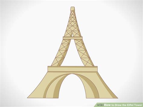 How To Draw The Eiffel Tower With Pictures WikiHow