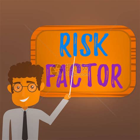 显示风险因素的文本符号商业照片文本特征可能会增加患疾病的百分比男子站立手持棍子指向壁高清图片下载 正版图片506635728 摄图网