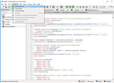 Download Openmodelica 1160 1170 Dev 121 Nightly