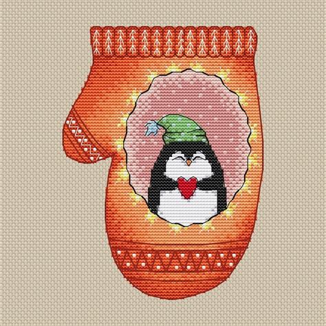 With Love Penguin Cross Stitch Pattern Code Ybp 015 Your Briar Patch