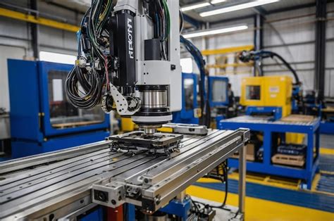 Smart Factory Robotics Handling Delicate Assembly Tasks Premium Ai Generated Image