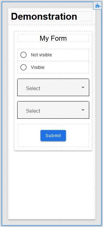 Visibility Of Selectfields With Radiobuttons General Backendless Support