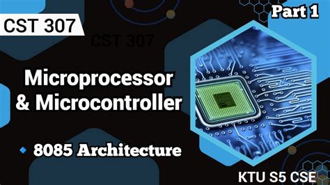 microprocessor and microcontroller module 1 ktu s5 cse 8085 architecture
