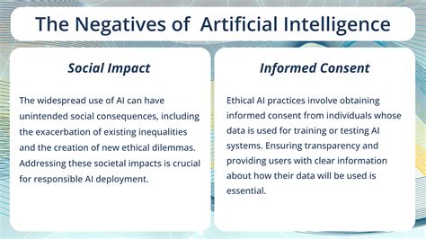 the positive and negatives of artificial intelligence