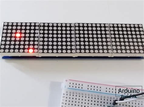 16 Подключаем матрицу Max72xx Max7219 к Arduino Простая анимация