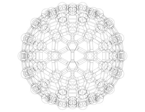 Geodesic Structure With Atoms 3d Printing Model Threeding