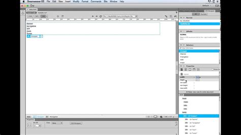Dreamweaver Centring The Wrapper Div Youtube