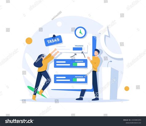 Task Management Abstract Concept Vectorproject Manager Stock Vector Royalty Free 2143083293