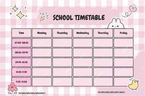 Premium Vector Class Schedule School Scheduleoffice Suppliestimetable