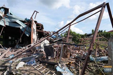 လားရှိုးမြို့၊ မယ်ဟန်ကျေးရွာအုပ်စုရှိ ရွှေမြင်းနှစ်ကောင်စက်ရုံနှင့်ပတ်ဝန်းကျင်ကို စစ်တပ်က လေယာဉ