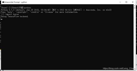 win10 anaconda3安装tensorflow和keras（手把手教你安装） anaconda安装tensorflow和keras