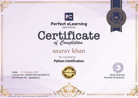 Finished Python Course With Perfect Elearning Saurav Khan Posted On