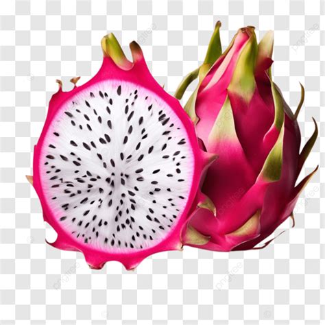 Dragon Fruit Isolated Background Fruit Dragon Fruit Red Png