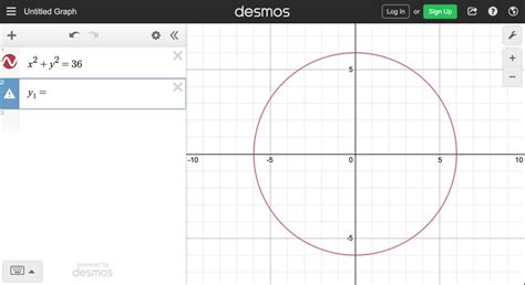 solved use a graphing calculator in function mode to graph each circle