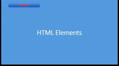 How To Use Html Element Or Tag In Html Filehtmlelements Leranhtml