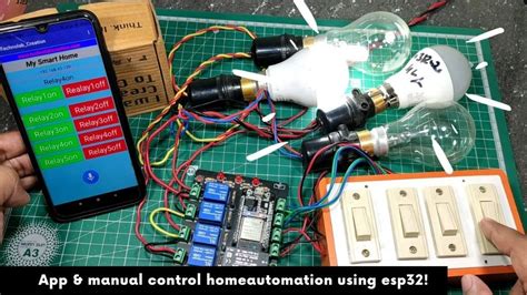Android APP Manual Control Homeautomation Using ESP