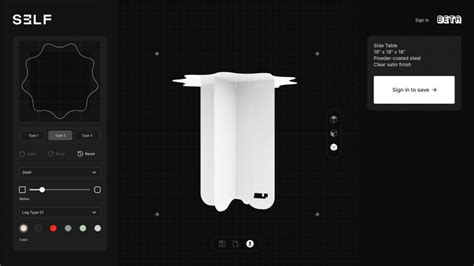 Parametric Design Tool Self Allows Anyone To Create Their Own Furniture