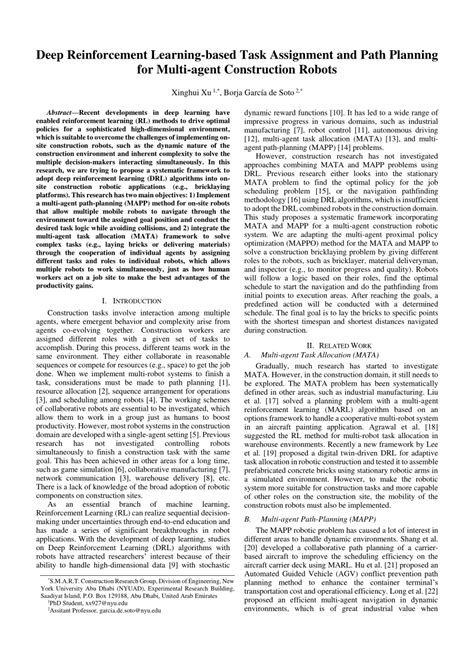 pdf deep reinforcement learning based task assignment and path