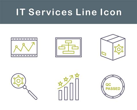 It Services Vector Icon Set 20709090 Vector Art At Vecteezy