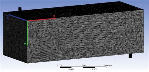 Meshed Domain Of The Simulation Model 280 K Nodes Download