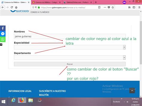 cambiar de color a un boton Administración WordPress