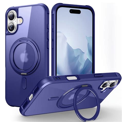 Allytechgroup Iphone 16 Magnetic Case With Rotating Stand Multi Angle