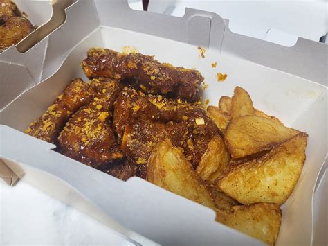 Bhc 신메뉴 레드킹 폭립 맛초킹 후기