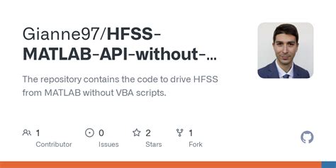 Github Gianne97hfss Matlab Api Without Vba Scripts The Repository