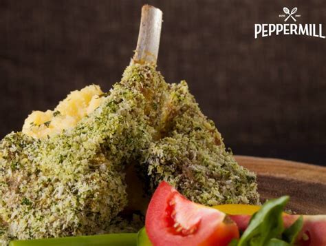 Lamb Chops With Garlic Crust