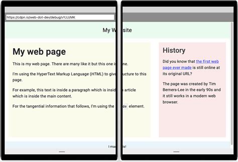 Screen Configurations Web Dev