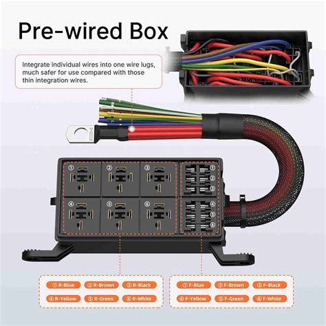 Fuse Box 6 Circuit With Lid Prewired Racing Performance Works