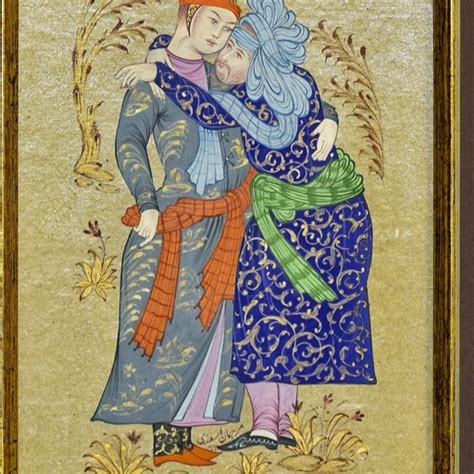 خرید و قیمت نگارگری هنر ظریف سبک دوره صفویه رضا عباسی نگارگر معروف دوره