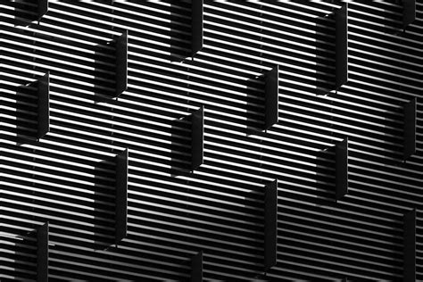 건물 외관 건축 고 대비 관념적인 구조 기하학적 깊이 대담한 디자인 대칭 도시 경관 도시 디자인 도시의 디자인 매끄러운 미니멀리스트 미니멀리즘