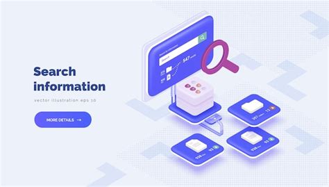 Premium Vector System Of Electronic Classification Of Corporate Data Monitor With Data About